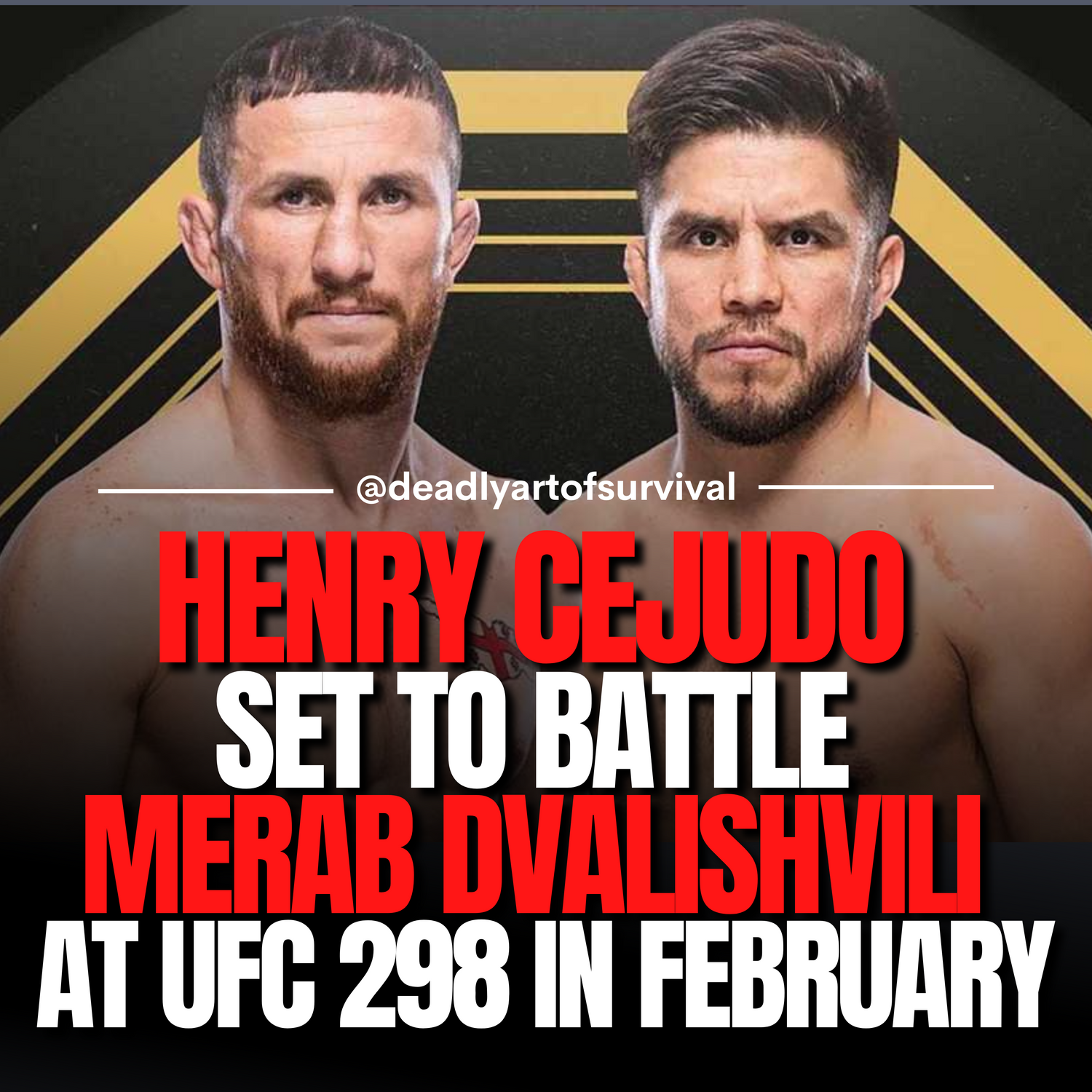 Henry Cejudo Set for UFC 298 Bout Against Merab Dvalishvili in Februar ...